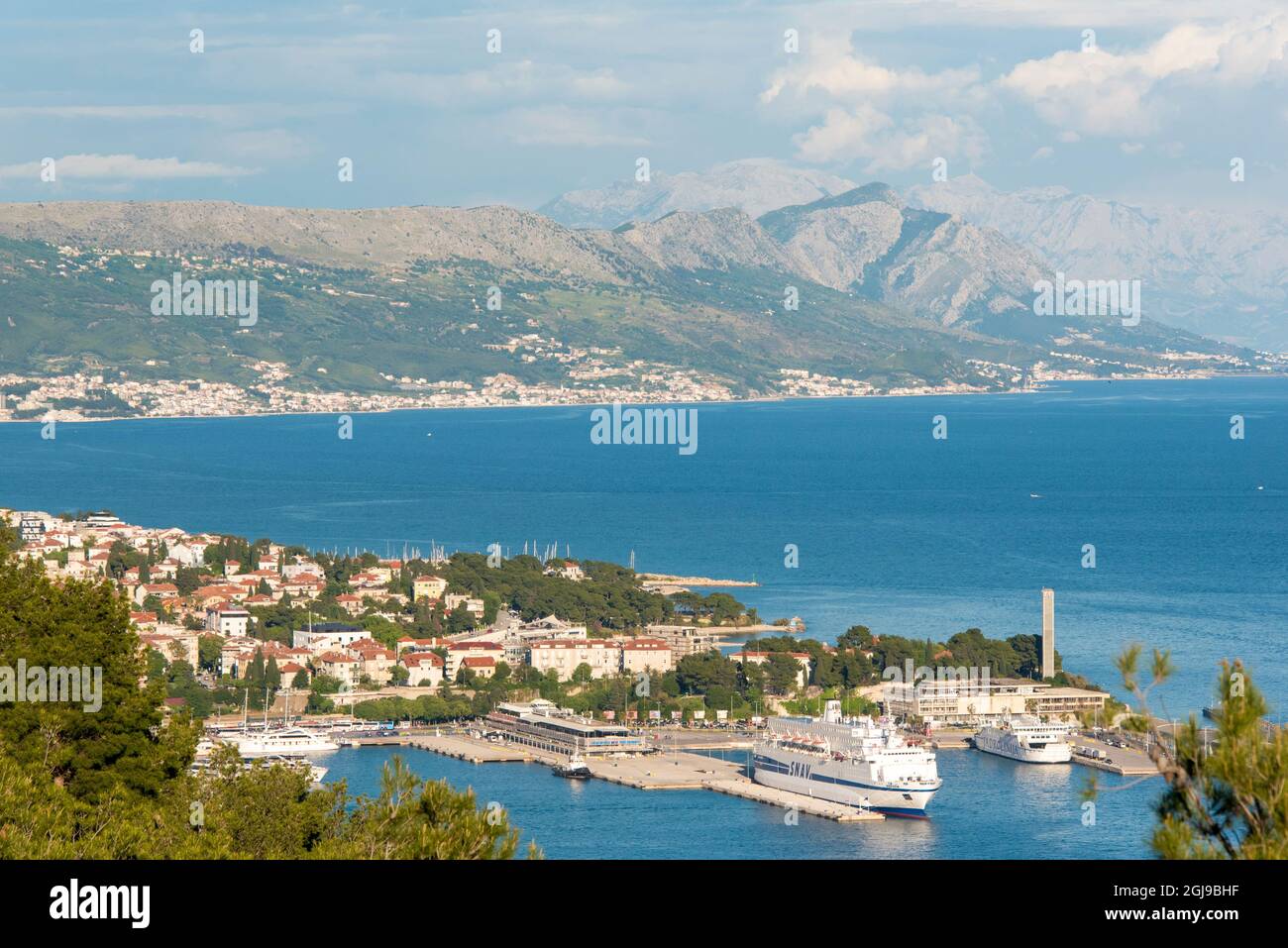Croatia, Split. View from Marjan Hill Stock Photo - Alamy