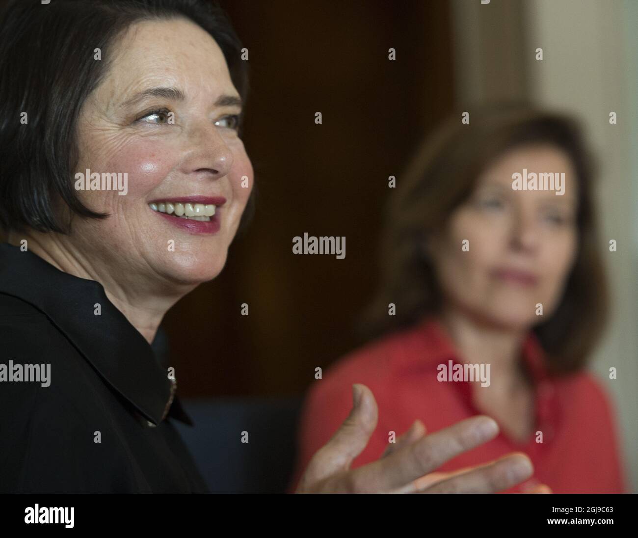 STOCKHOLM 2015-08-24 : Isabella Rossellini and Ingrid Rossellini are ...