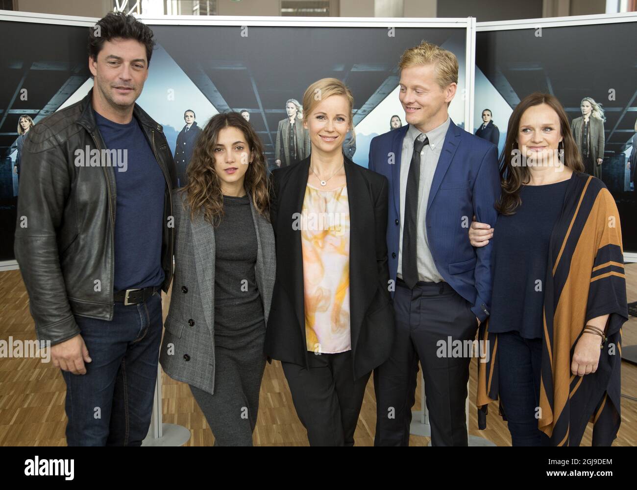 MALMO 2015-09-15 Press conference on the third sesaon of the TV serie ...