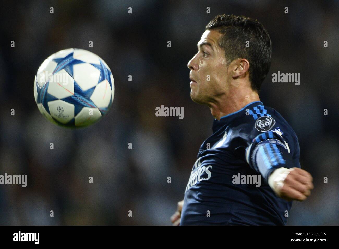 Real madrids cristiano ronaldo controls hi-res stock photography and ...