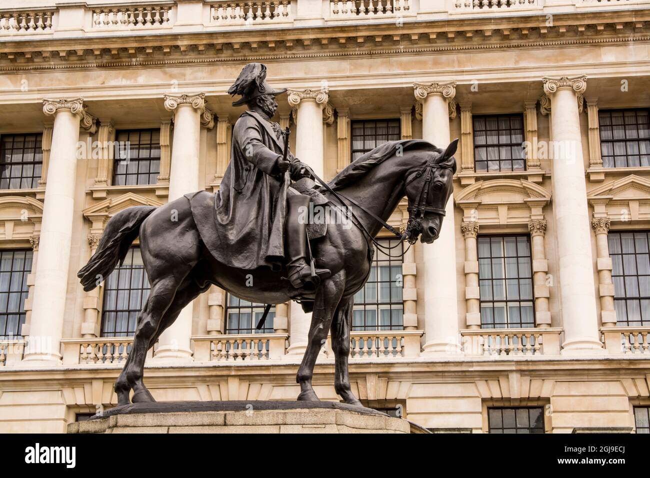 Duke Of Cambridge on horseback statue, London, England Stock Photo - Alamy