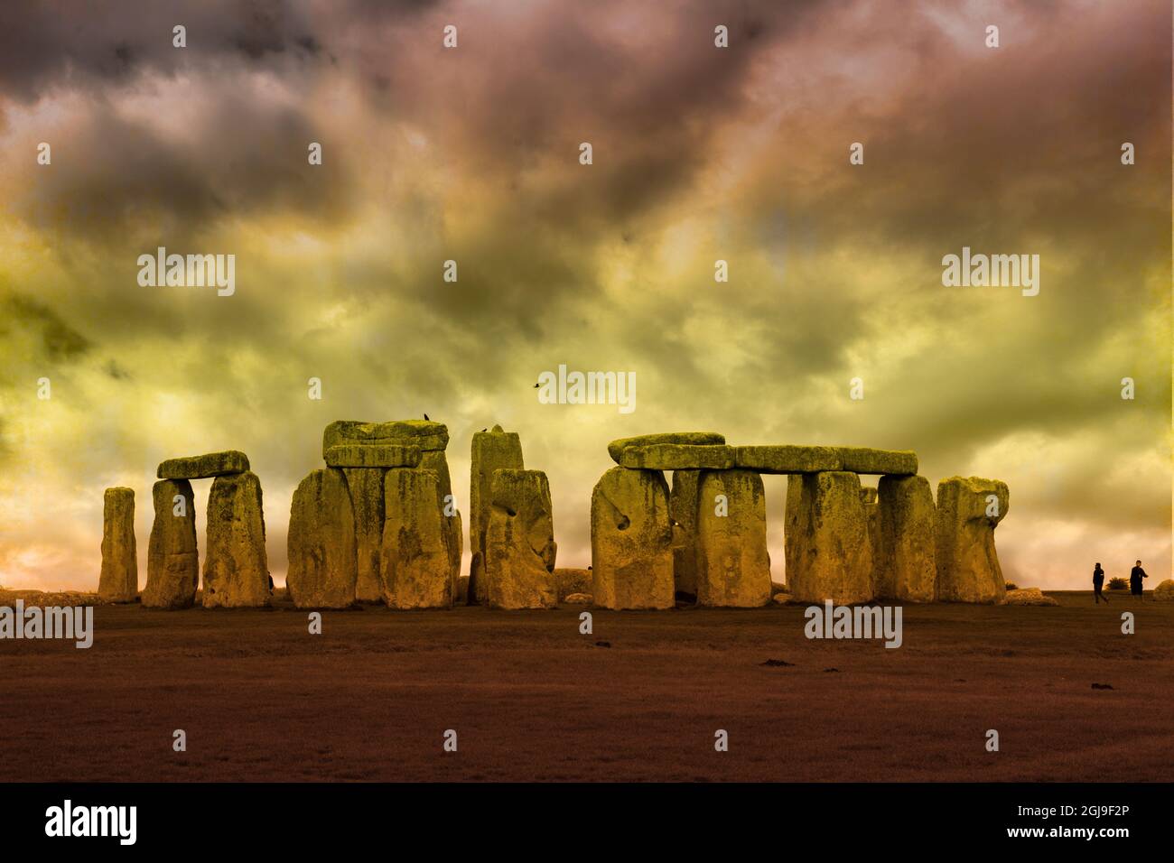 Stonehenge. Erected between 3,000 and 1,600 BC, England Stock Photo - Alamy