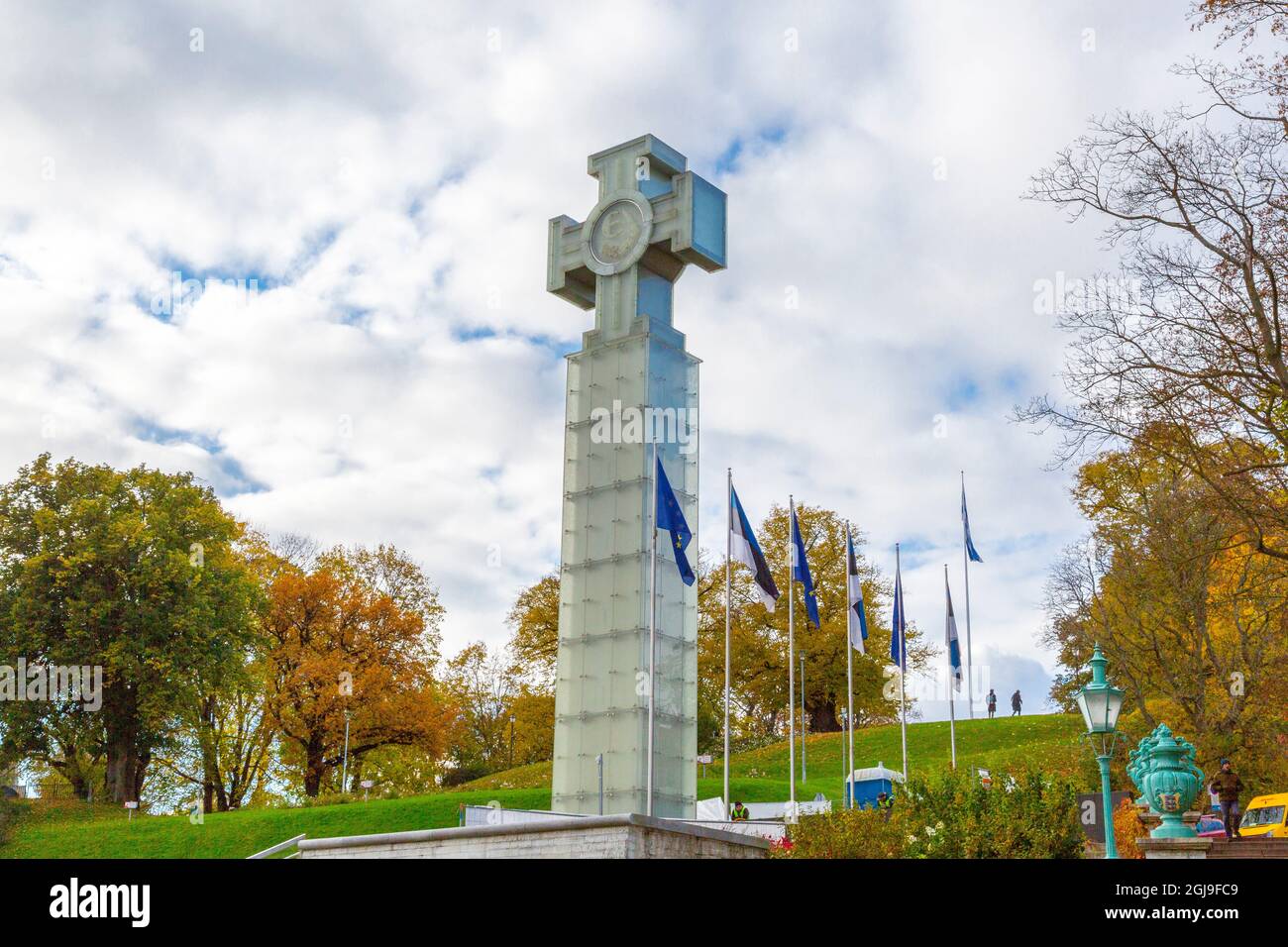 Baltic States, Estonia, Tallinn. War of Independence Victory Column ...