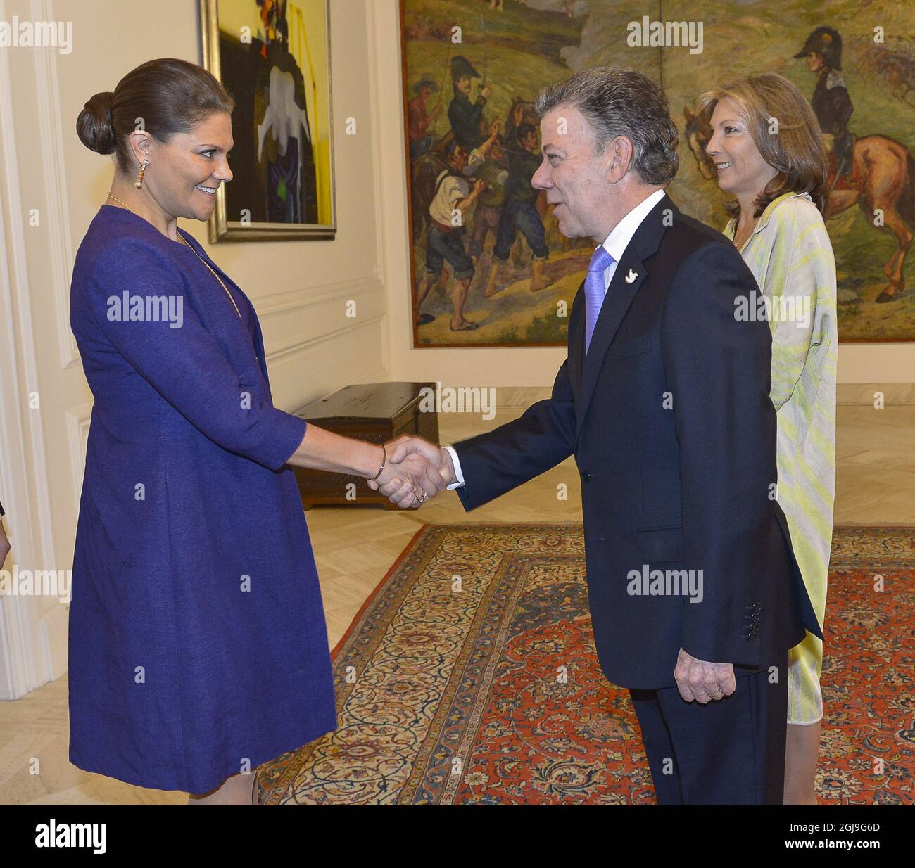 BOGOTA 20151022 Sweden's Prince Daniel and Crown Princess Victoria ...