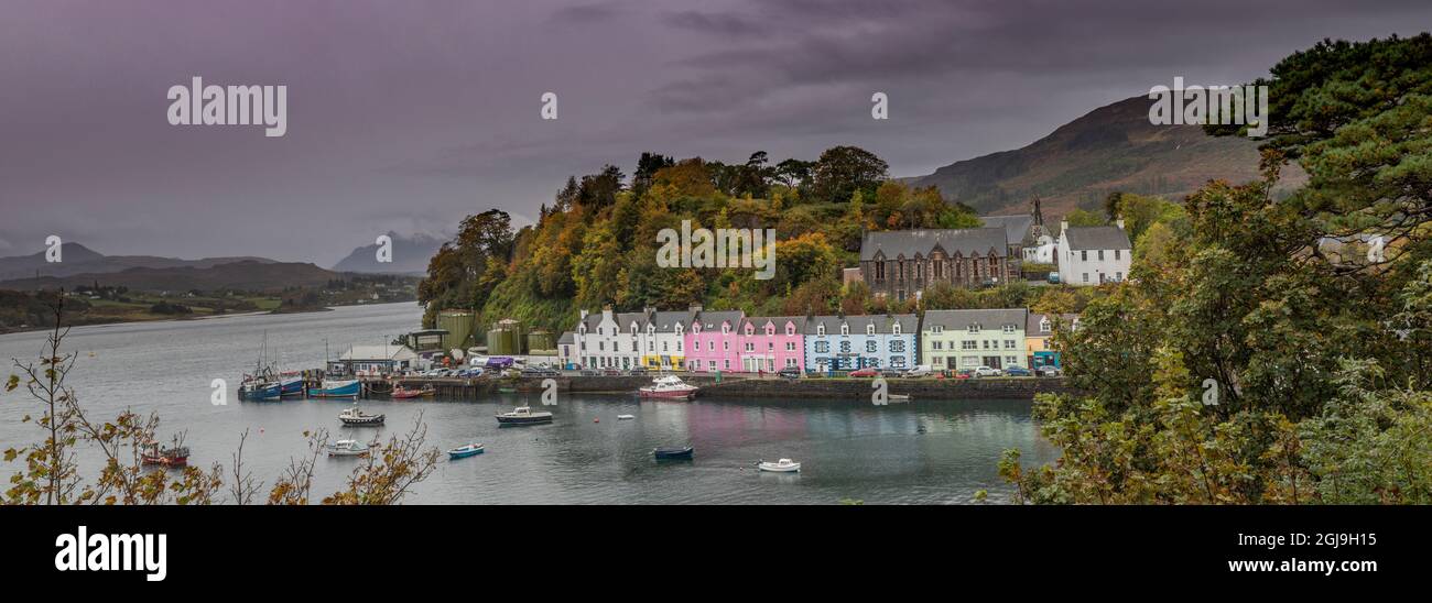 Portree Harbor. Portree is the Capital town on the Isle of Skye ...