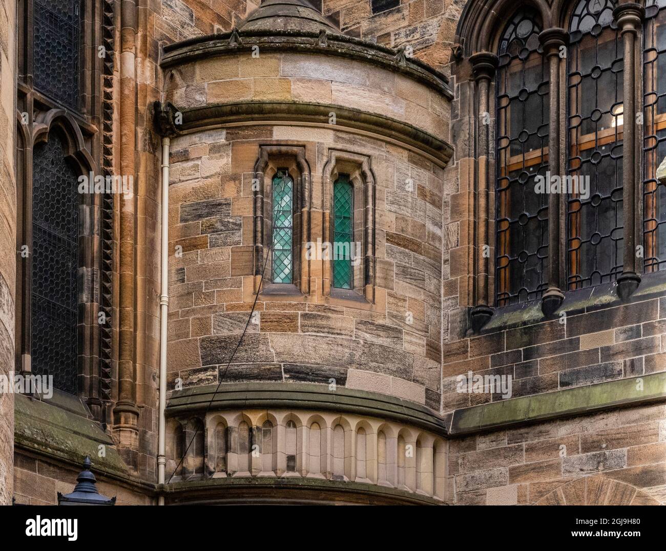 Eastern Section of Main Building. Glasgow University, Scotland Stock ...