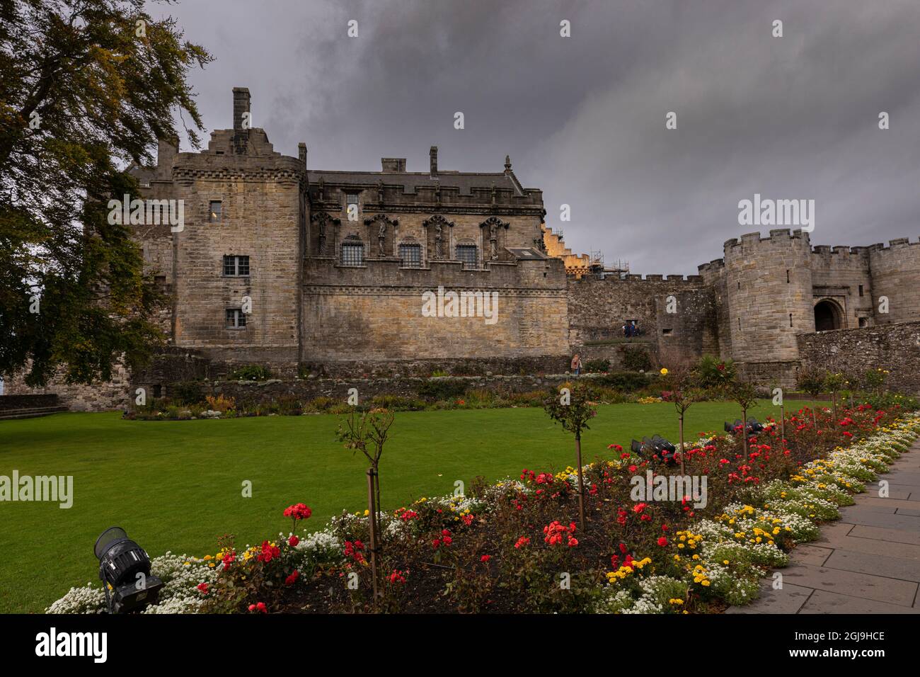 Queen Anne garden. Stirling Castle. Scotland Stock Photo - Alamy