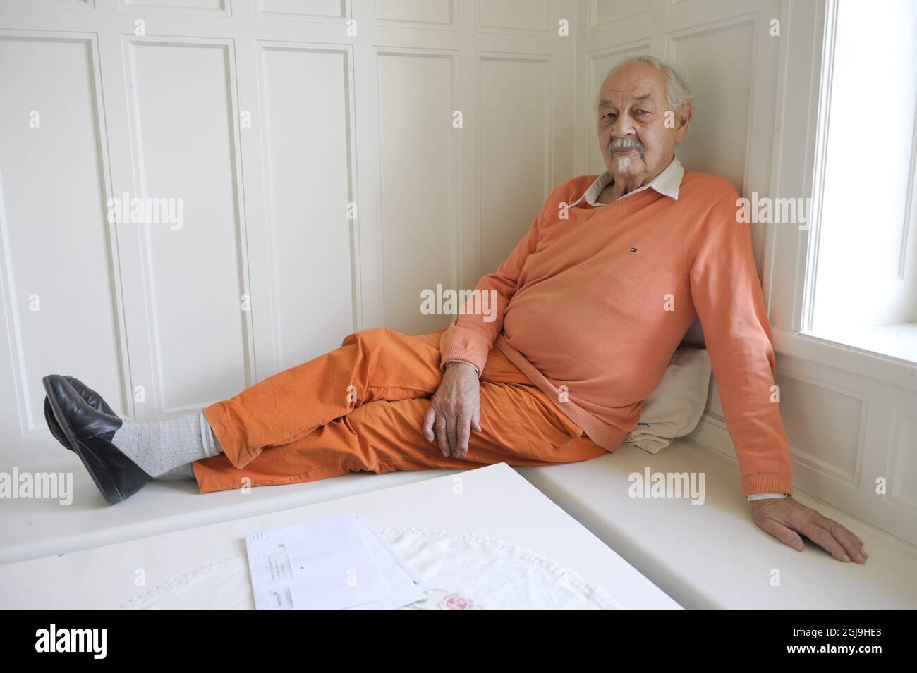 STOCKHOLM 20090506 Lennart Hellsing, Swedish childrens book author, has ...