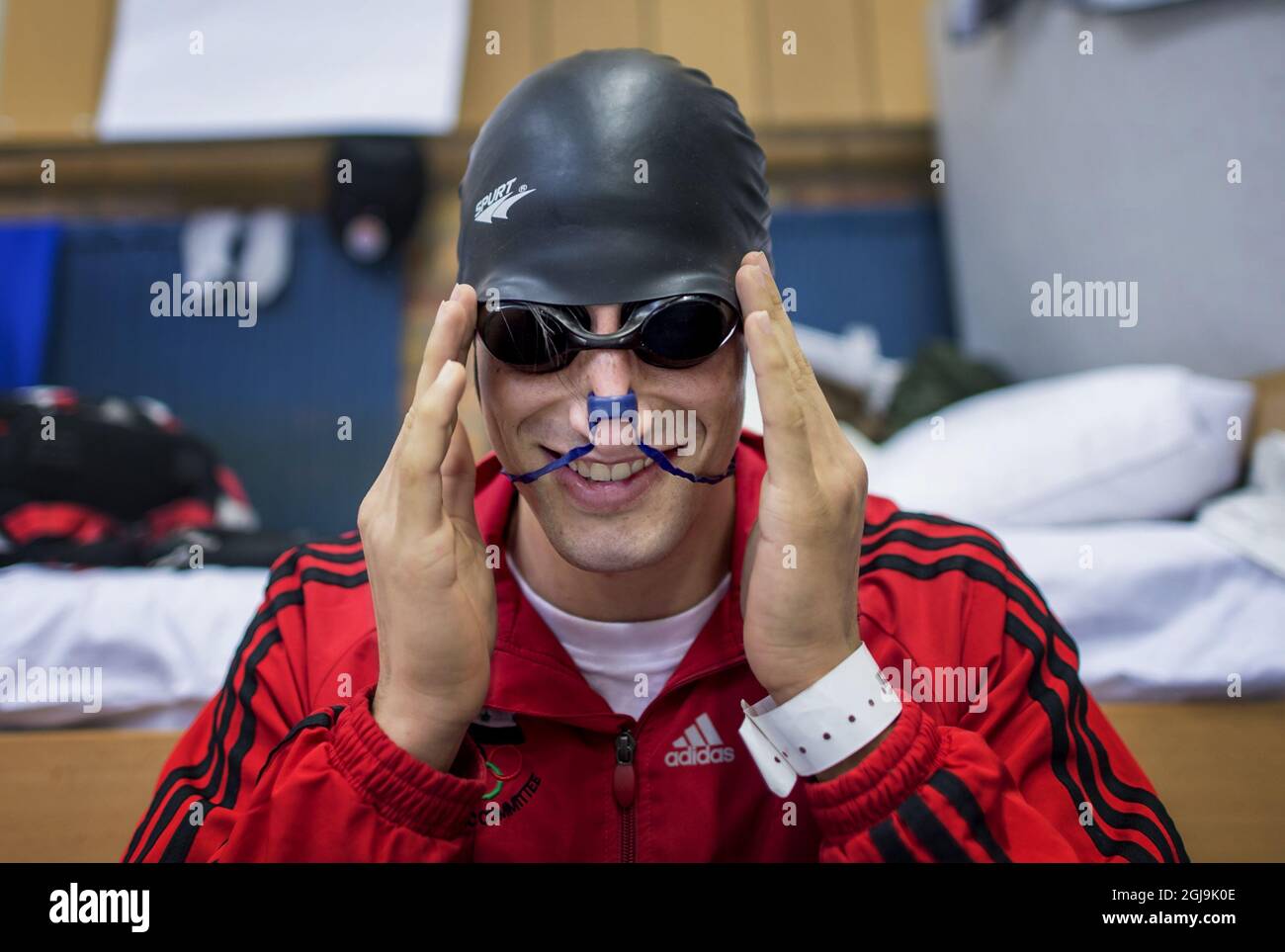 STOCKHOLM 20151208 Mehtr pictured a transit home for refugees outside ...