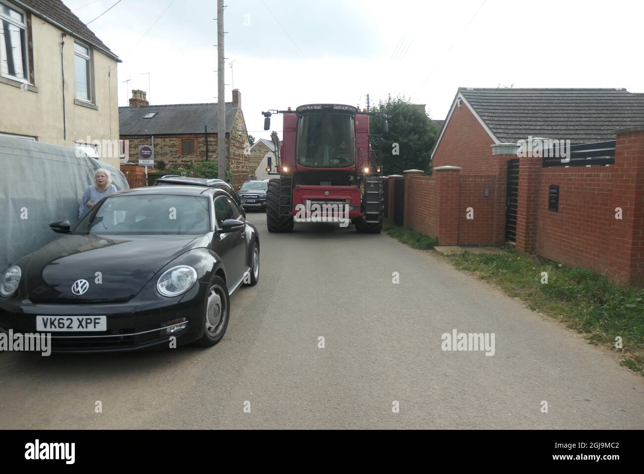 Ringstead Northamptonshire Village UK VW Volkswagen Beetle tractor ...