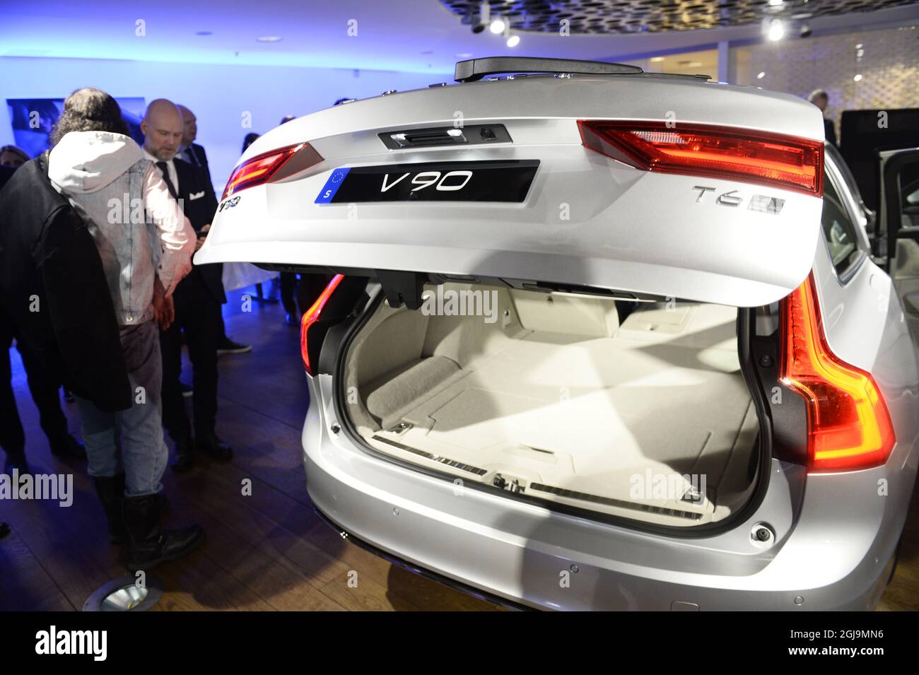 STOCKHOLM 2016-02-18 Volvo revealed its new Volvo V90 during a press ...