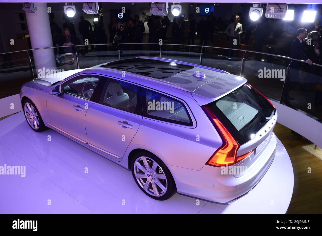 STOCKHOLM 2016-02-18 Volvo revealed its new Volvo V90 during a press ...