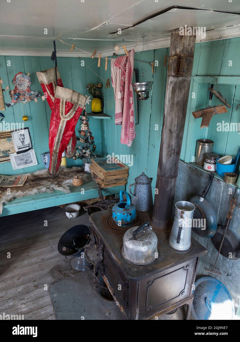 Traditional peat and stone house, used until 1985, now part of the ...