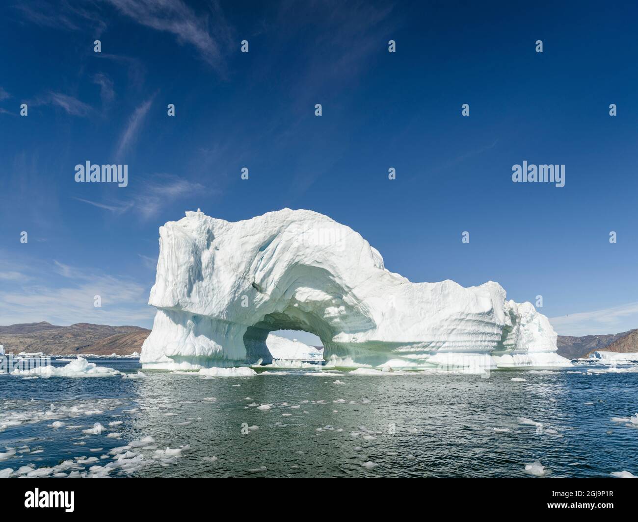 Iceberg in the Uummannaq Fjord System, Greenland, Danish overseas ...