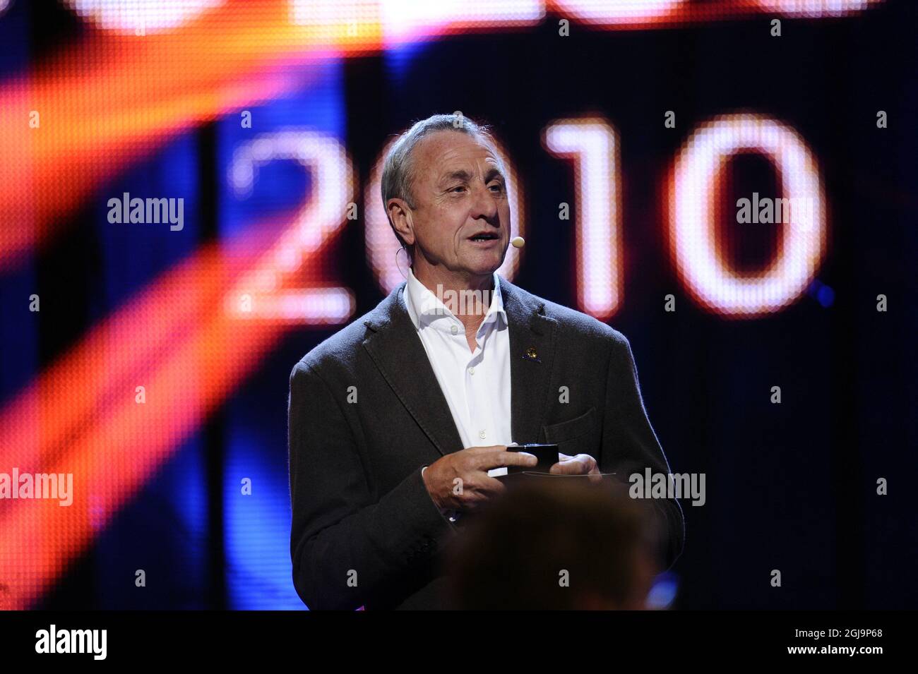 MALMO 2010-11-15 Dutch football legend Johan Cruyff is seen during a ...