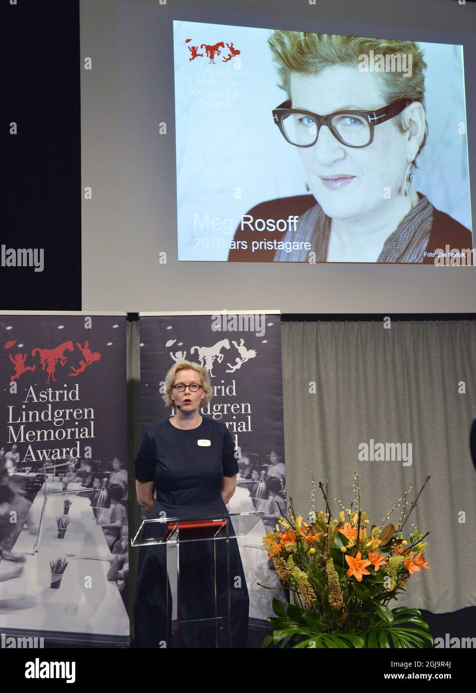 STOCKHOLM 20160405 Jury member Maria LassÃƒÂ©n-Seger speak about US ...