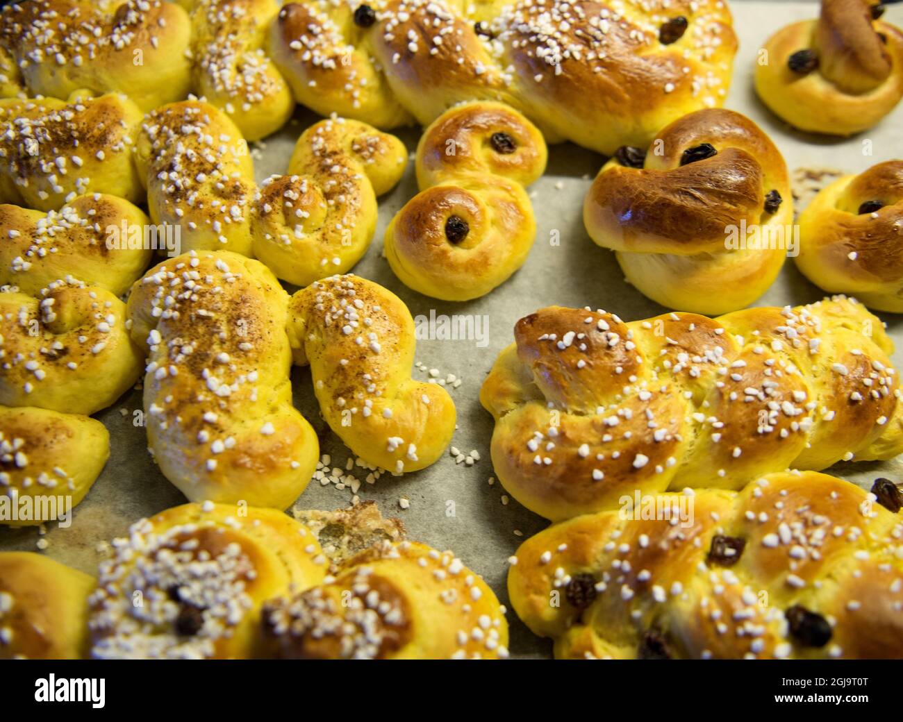 MOTALA 2014-11-30 Baking of Saffron bread Foto Jeppe Gustafsson / TT ...