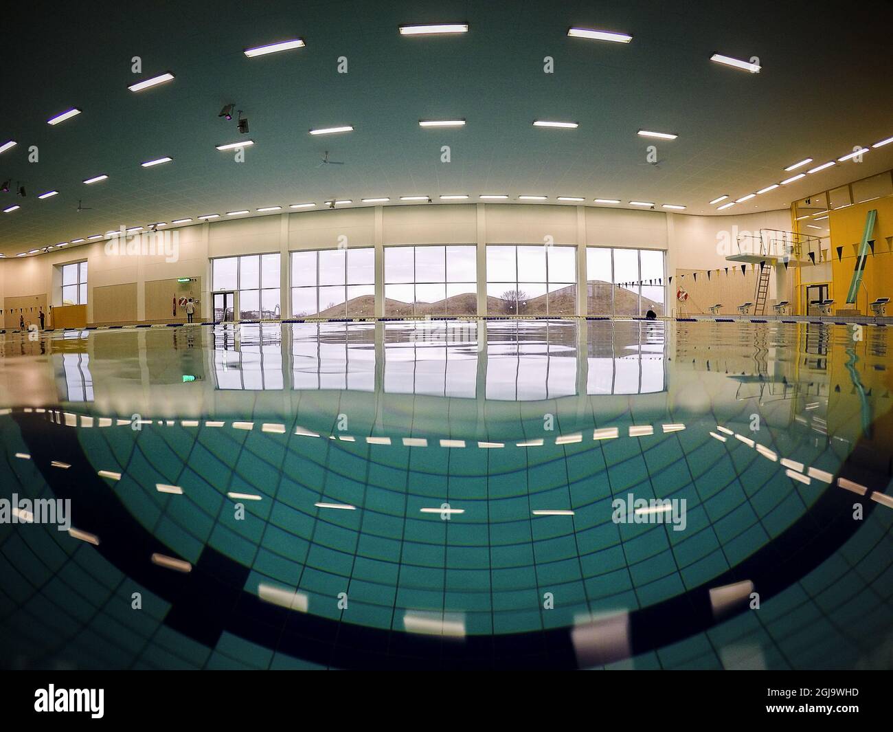 Malmo 2016-02-08 Indoor pool, swimming, public bath, water, surface ...