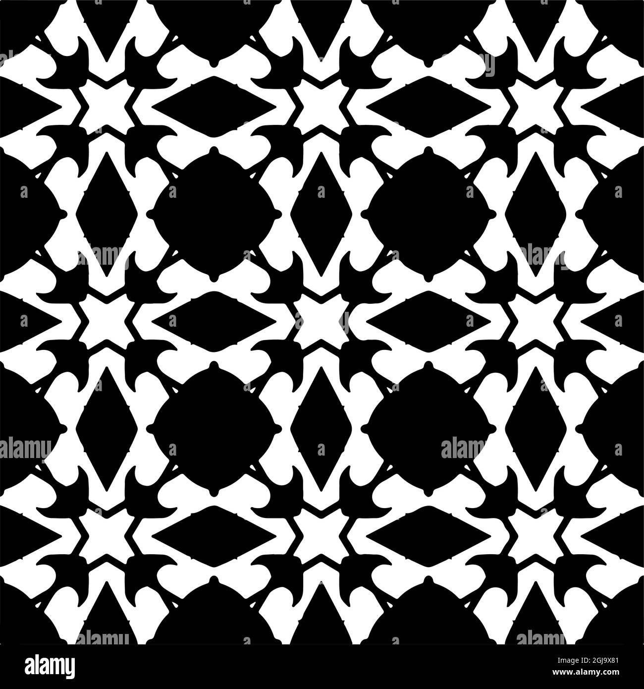 floral seamless pattern background.Geometric ornament for wallpapers ...