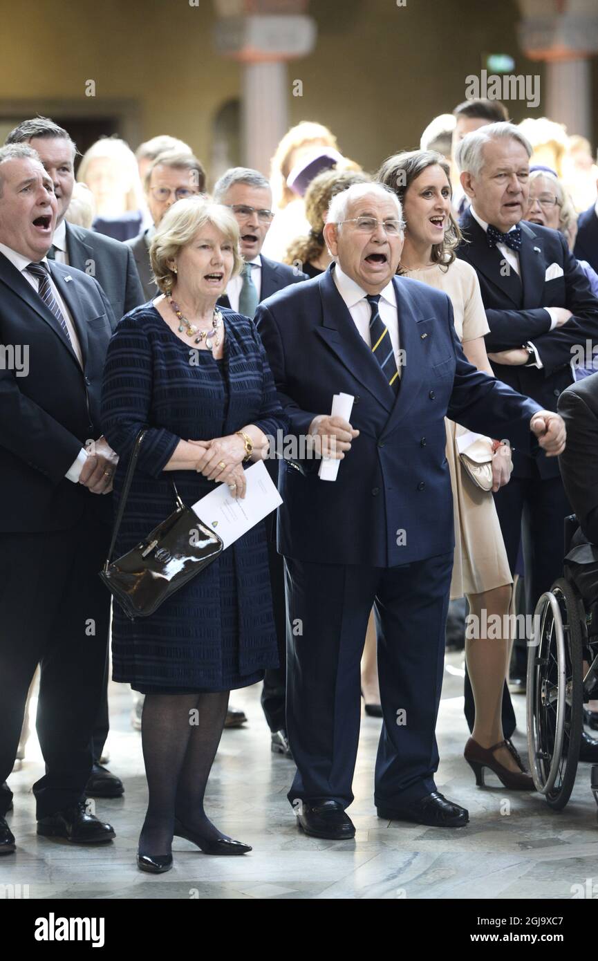 STOCKHOLM 2016-04-30 Princess Majda Raad Zeid, Prince Raad bin Zeid ...