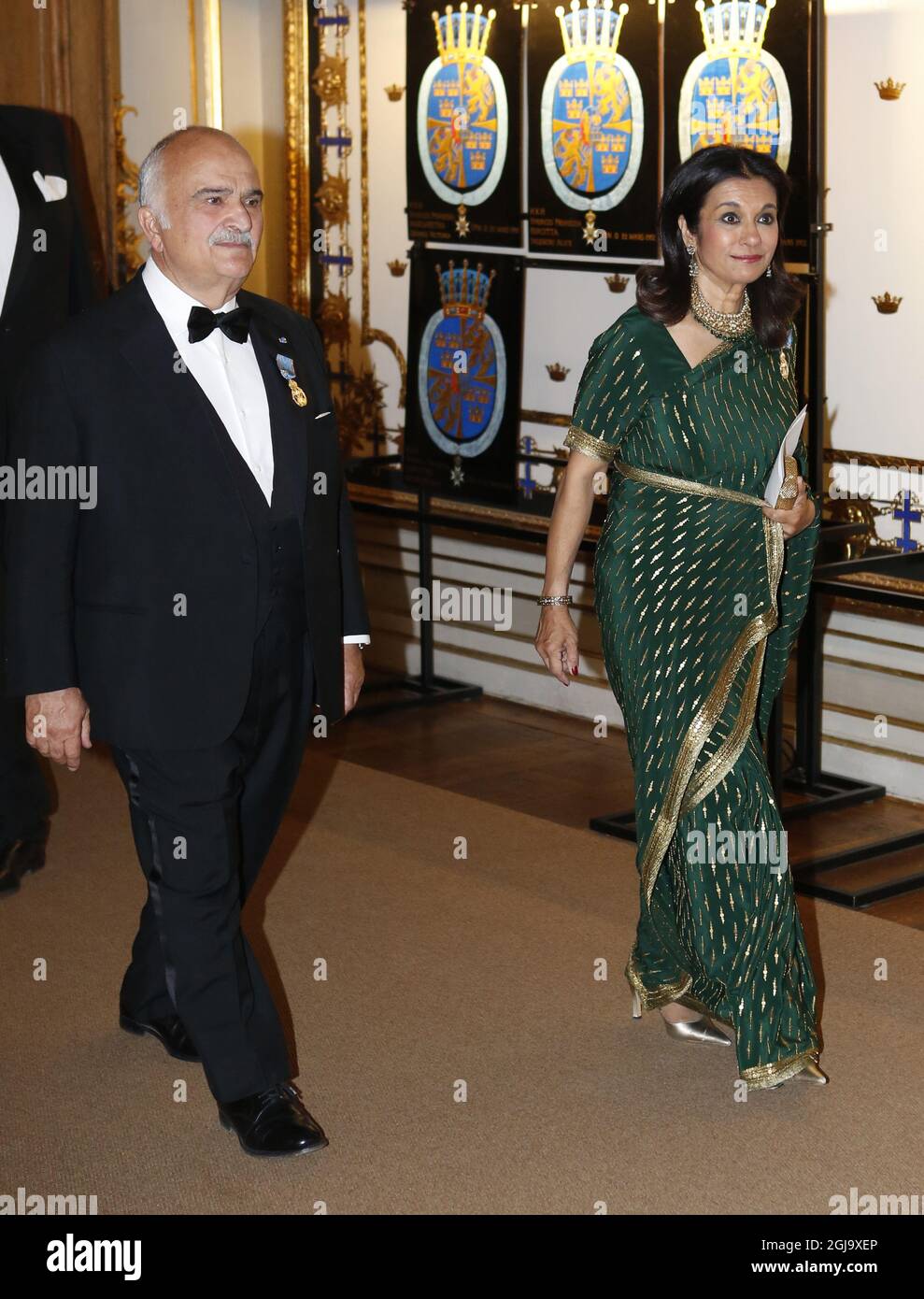 STOCKHOLM 2016-04-30 Prince El Hassan bin Talal and Princess Sarvath El ...