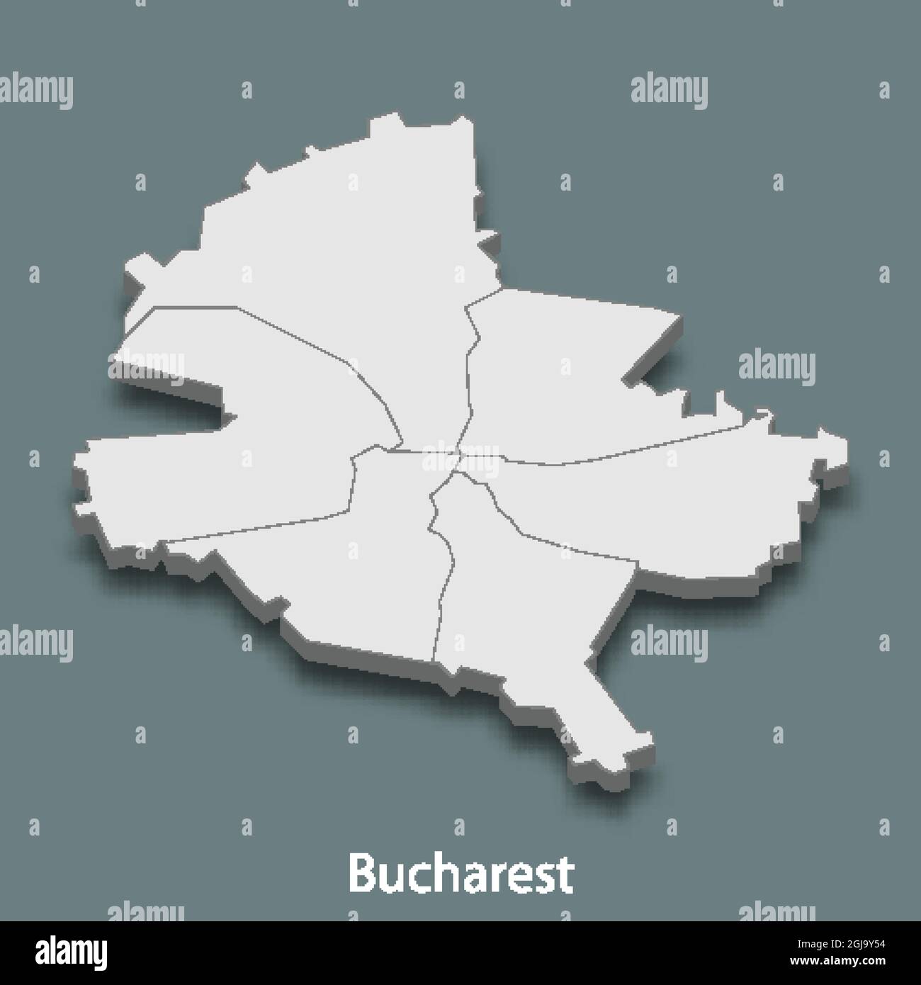 Bucharest map hi-res stock photography and images - Alamy