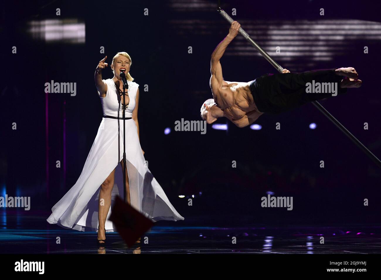 Blue eurovision song contest hi-res stock photography and images - Alamy