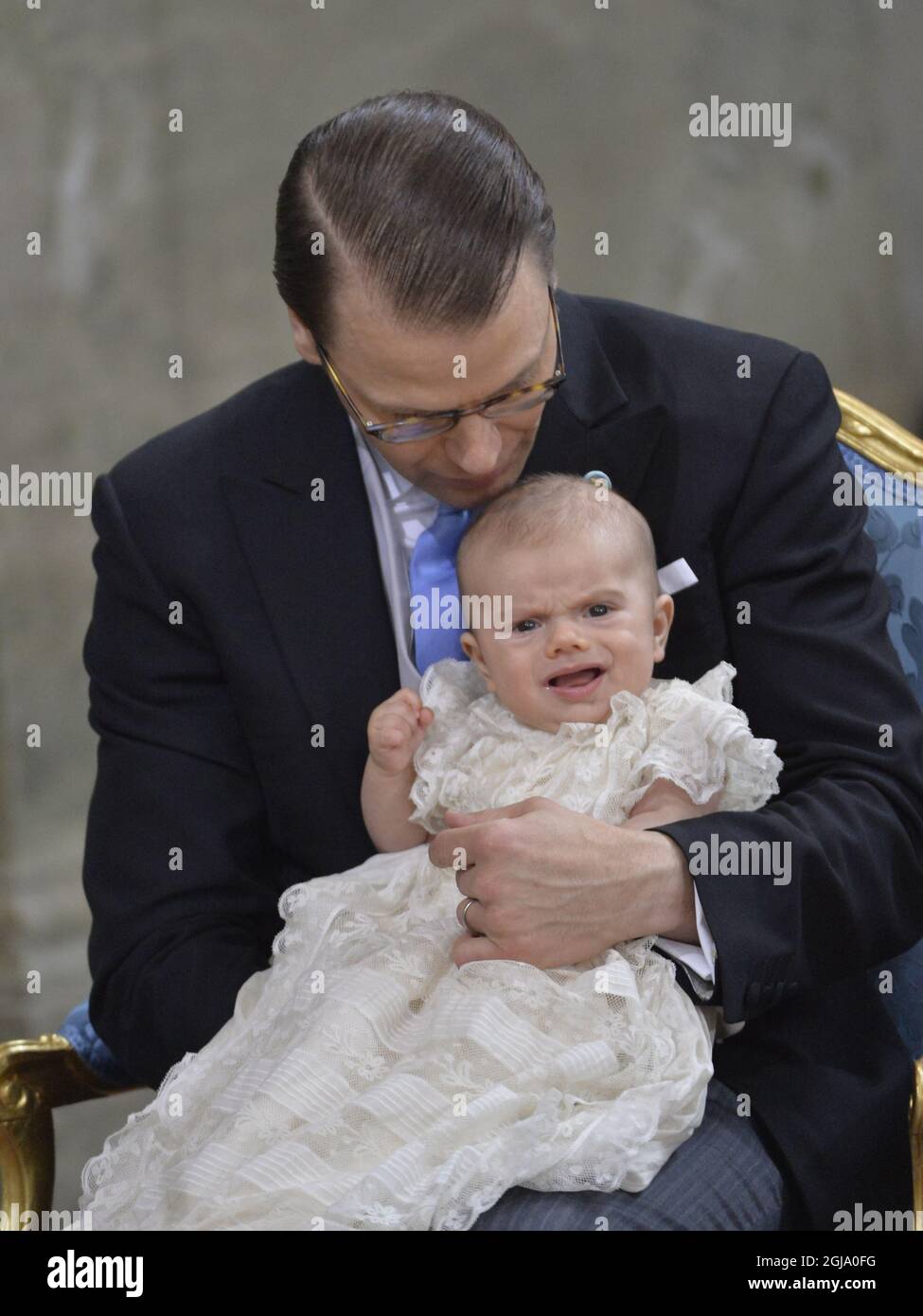 STOCKHOLM 2016-05-17 Prince Danile with his son Prince Oscar during the ...