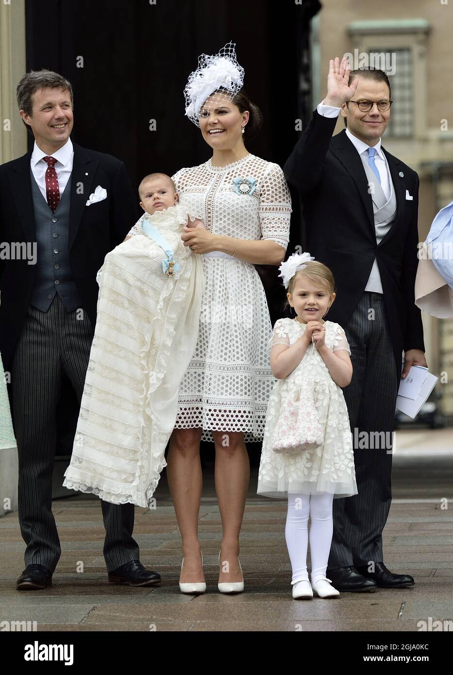 STOCKHOLM 2016-05-27 From left Crown Prince Frederik of Denmark, Crown ...
