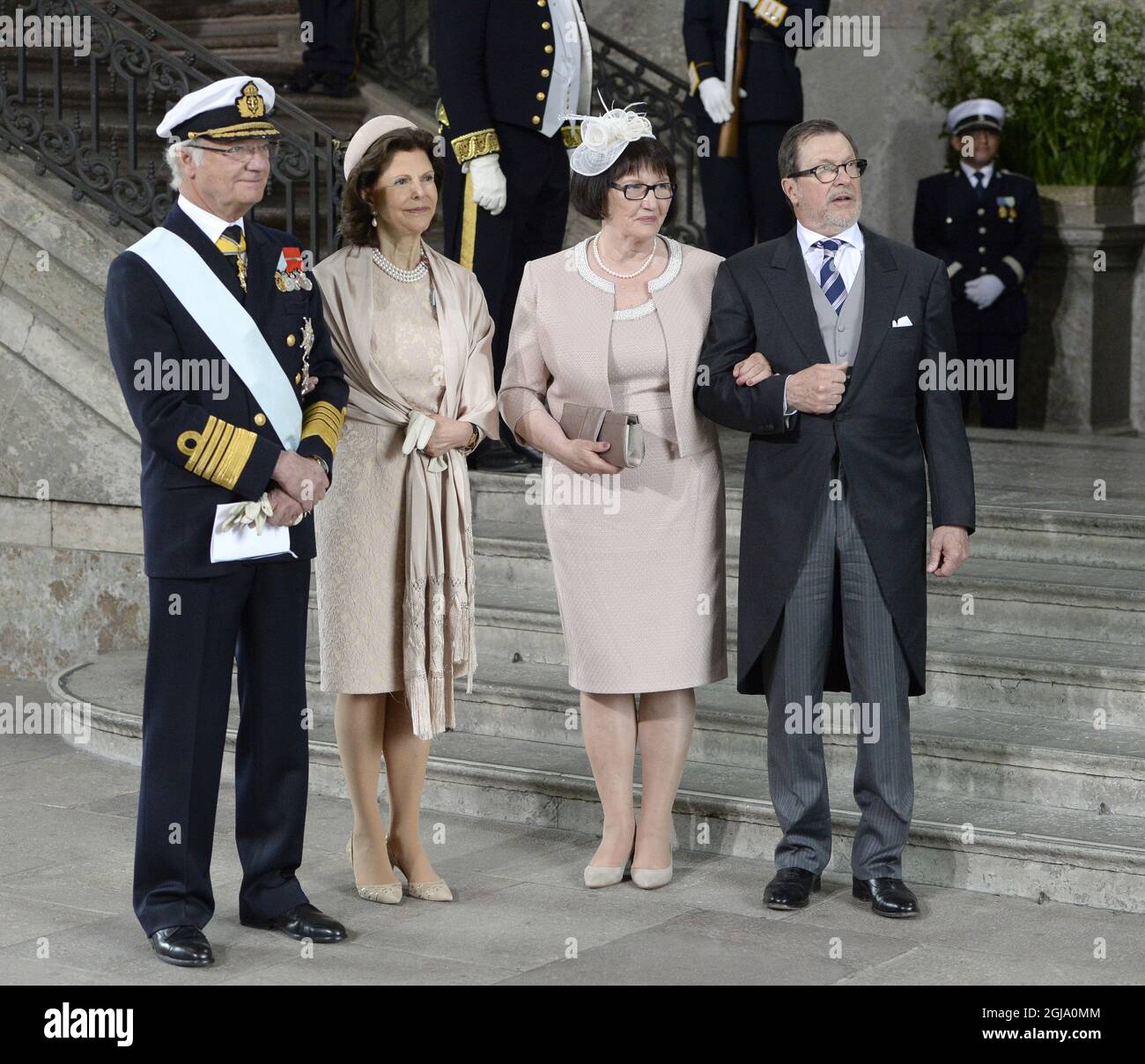STOCKHOLM 2016-05-27 King Carl Gustaf, Queen Silvia, Ewa and Olle ...
