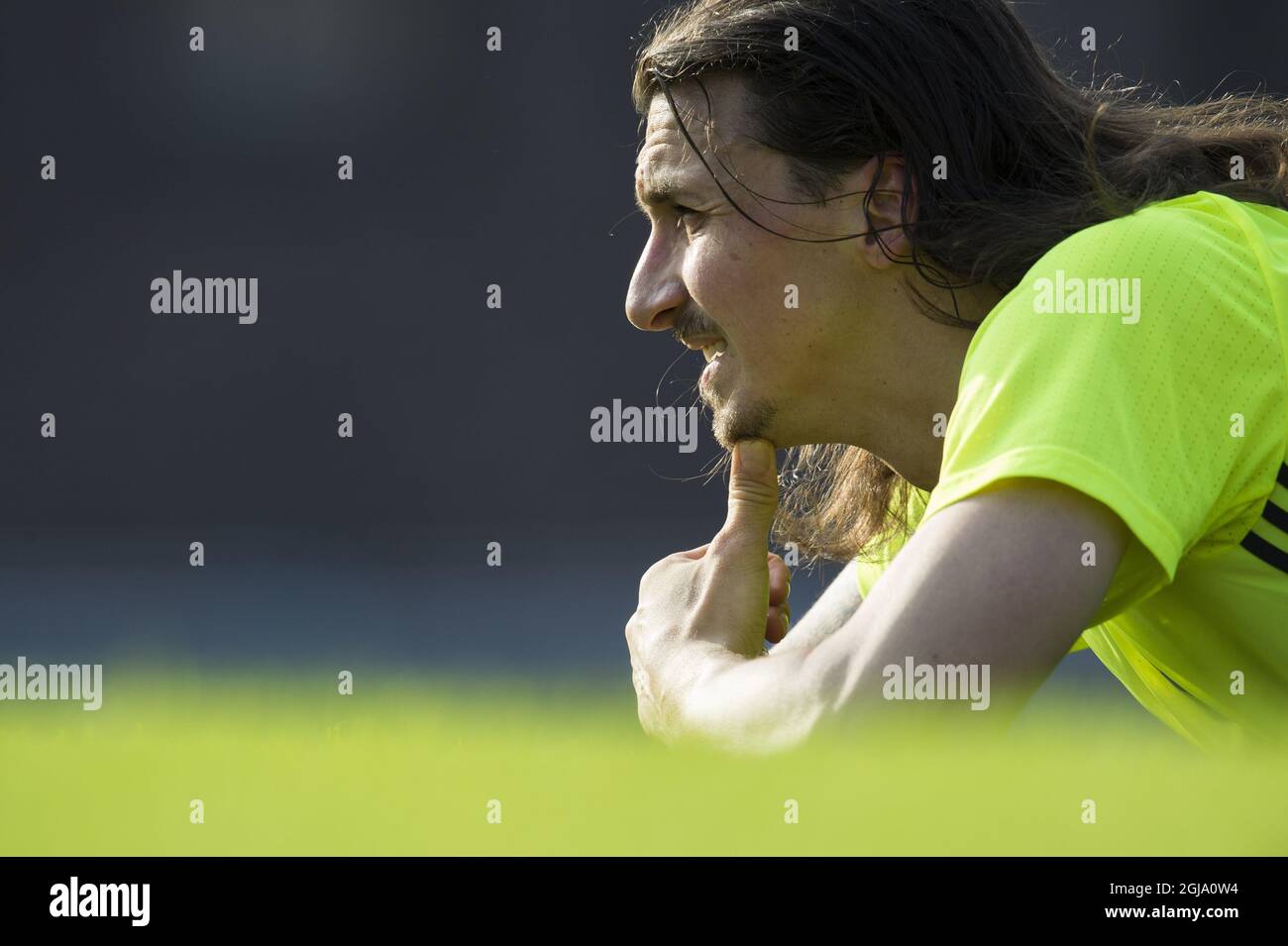 STOCKHOLM 2016-05-28 Zlatan Ibrahimovic pictured during the Swedish ...