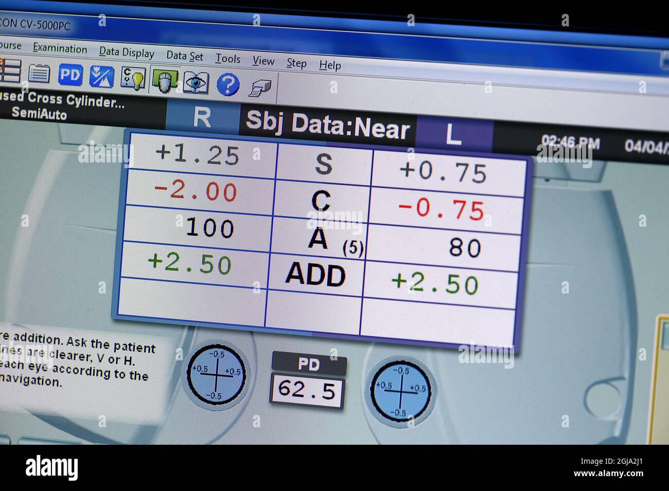 Eye exame hi-res stock photography and images - Alamy