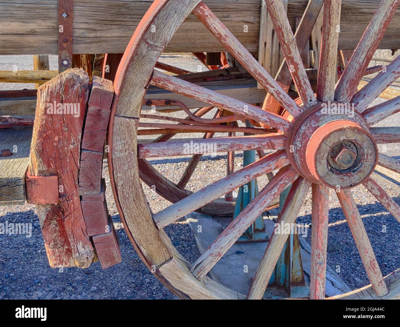 Wood brake wheel hi-res stock photography and images - Alamy