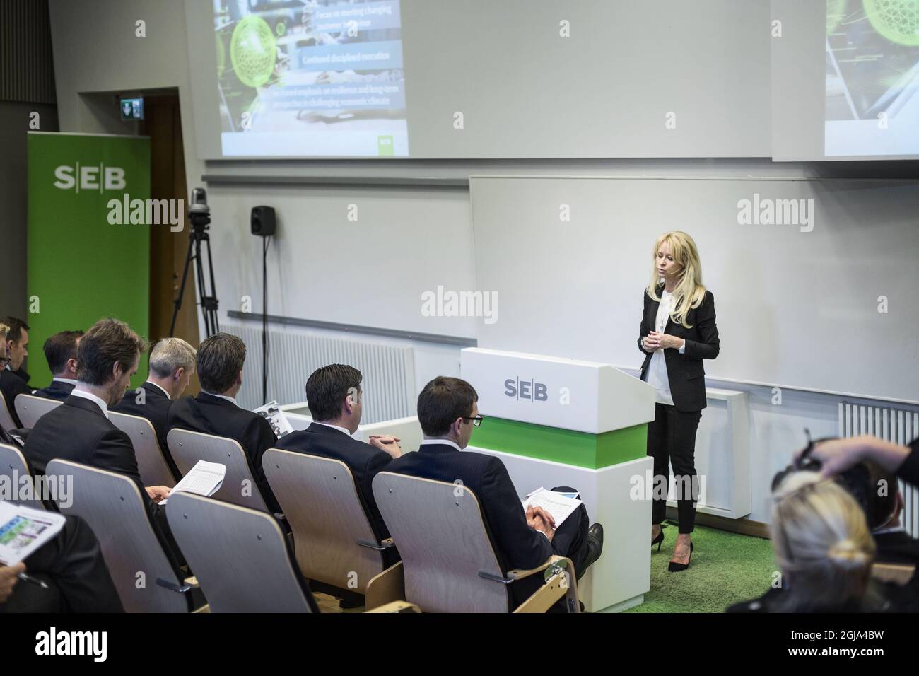 STOCKHOLM 2016-07-14 Annika Falkengren,CEO Swedish SEB bank during a ...