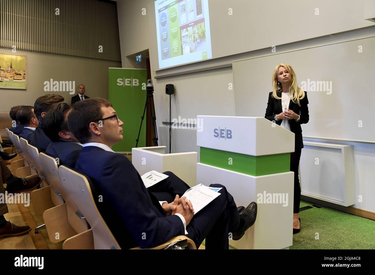 STOCKHOLM 2016-07-14 Annika Falkengren,CEO Swedish SEB bank during a ...