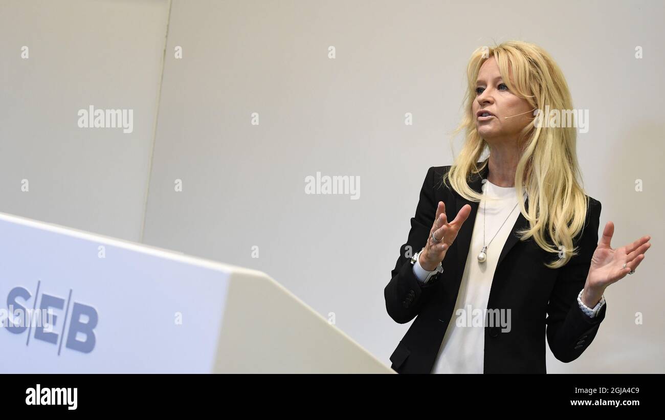 STOCKHOLM 2016-07-14 Annika Falkengren,CEO Swedish SEB bank during a ...