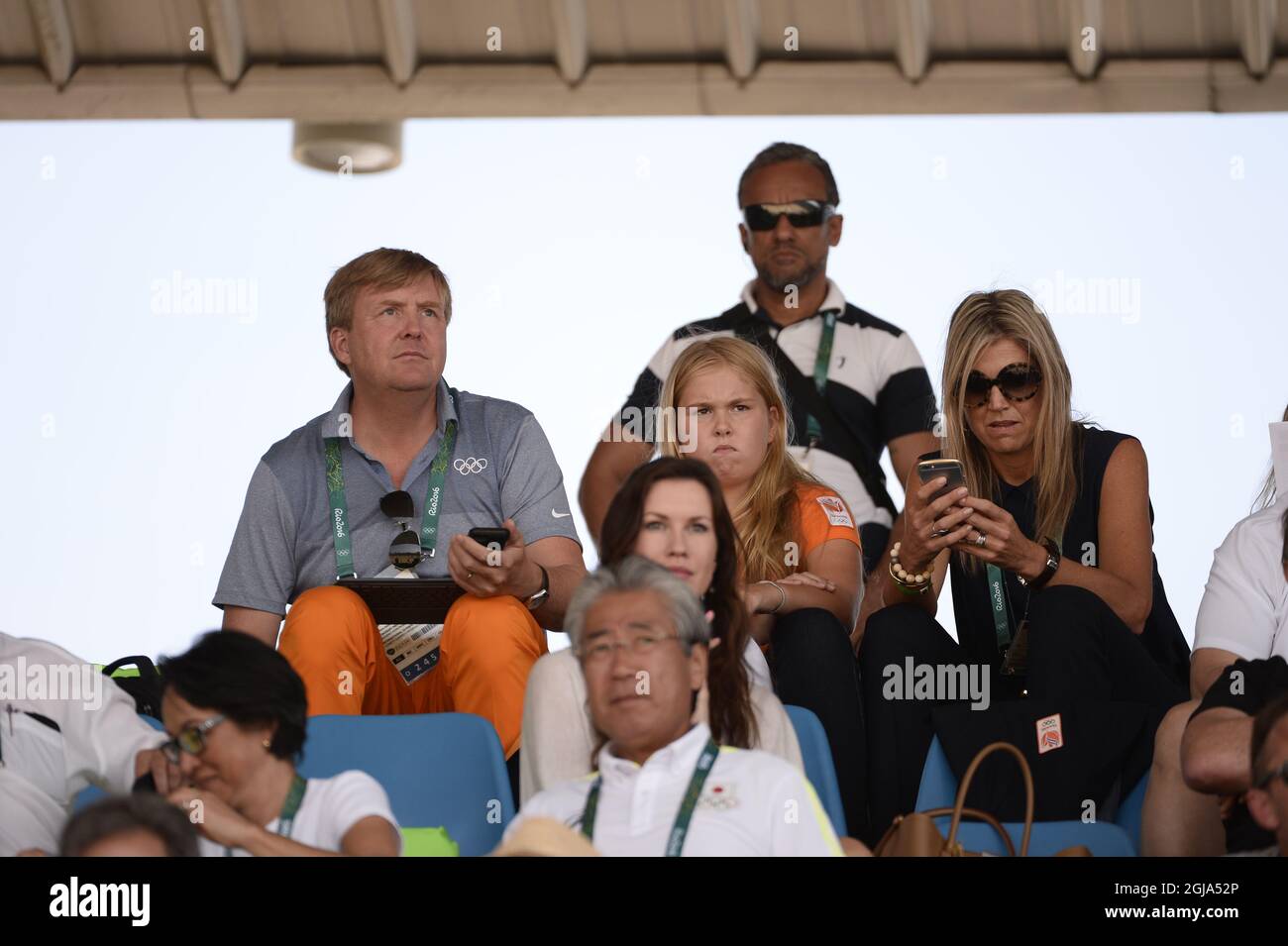 RIO DE JANEIRO 20160816 Dutch King Willem-Alexander Dutch Queen Maxima ...