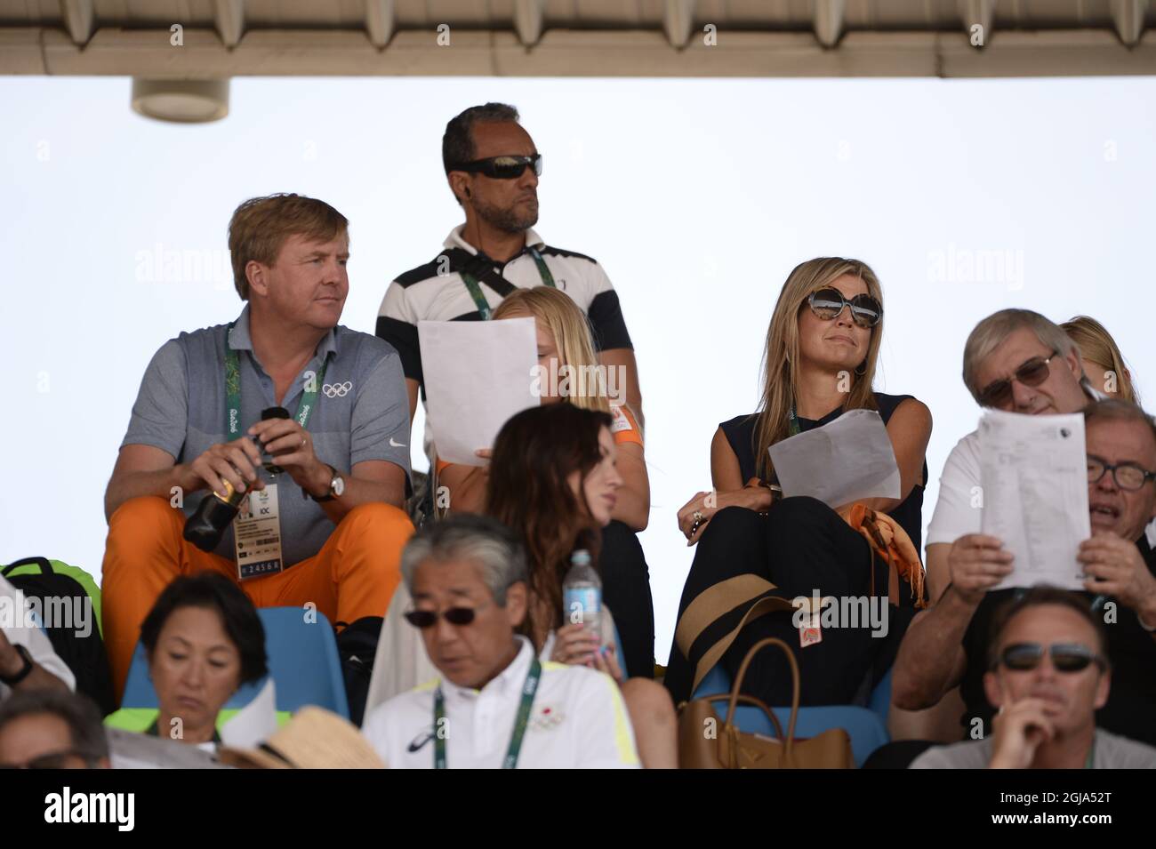 RIO DE JANEIRO 20160816 Dutch King Willem-Alexander Dutch Queen Maxima ...