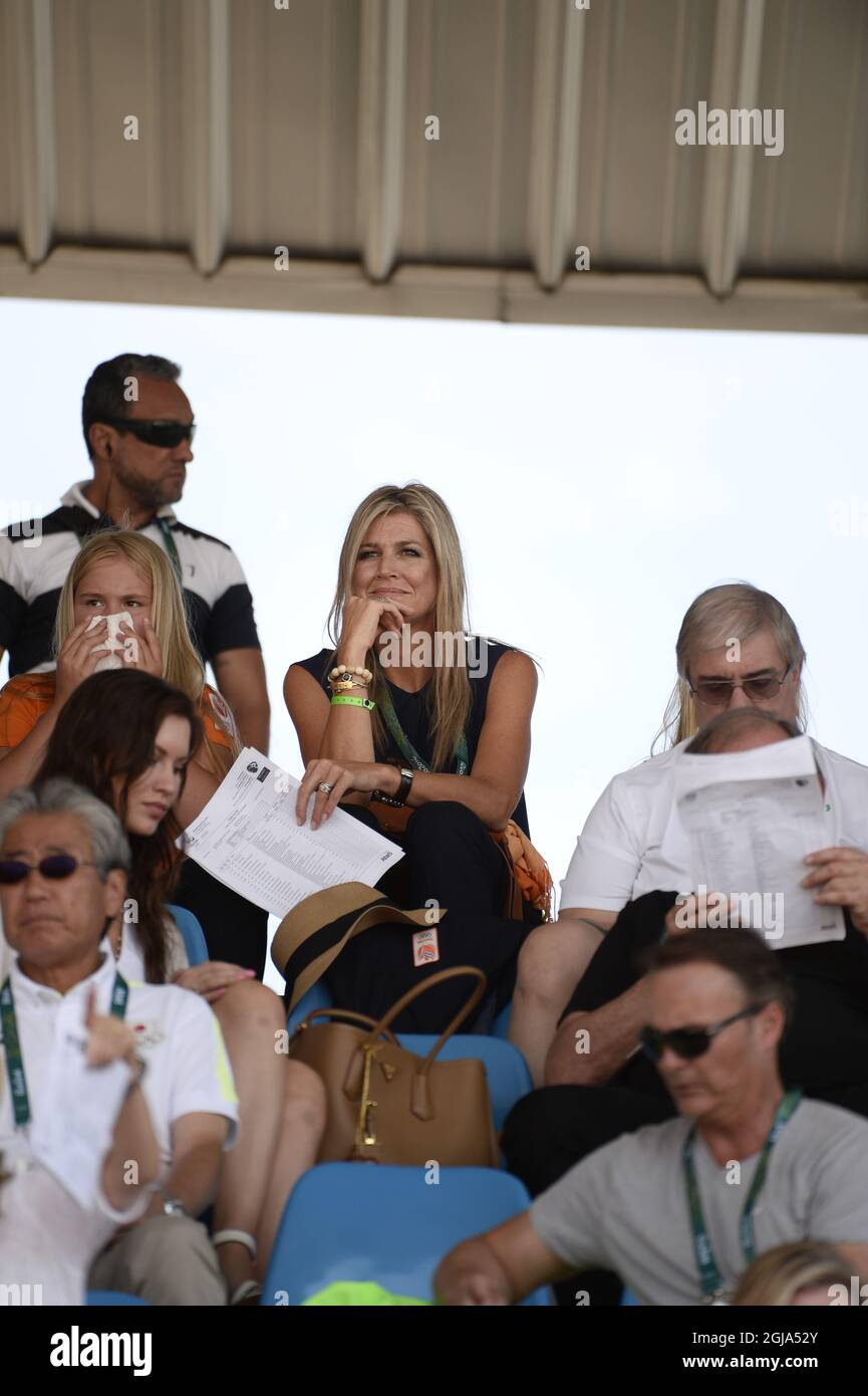 RIO DE JANEIRO 20160816 Dutch King Willem-Alexander Dutch Queen Maxima ...