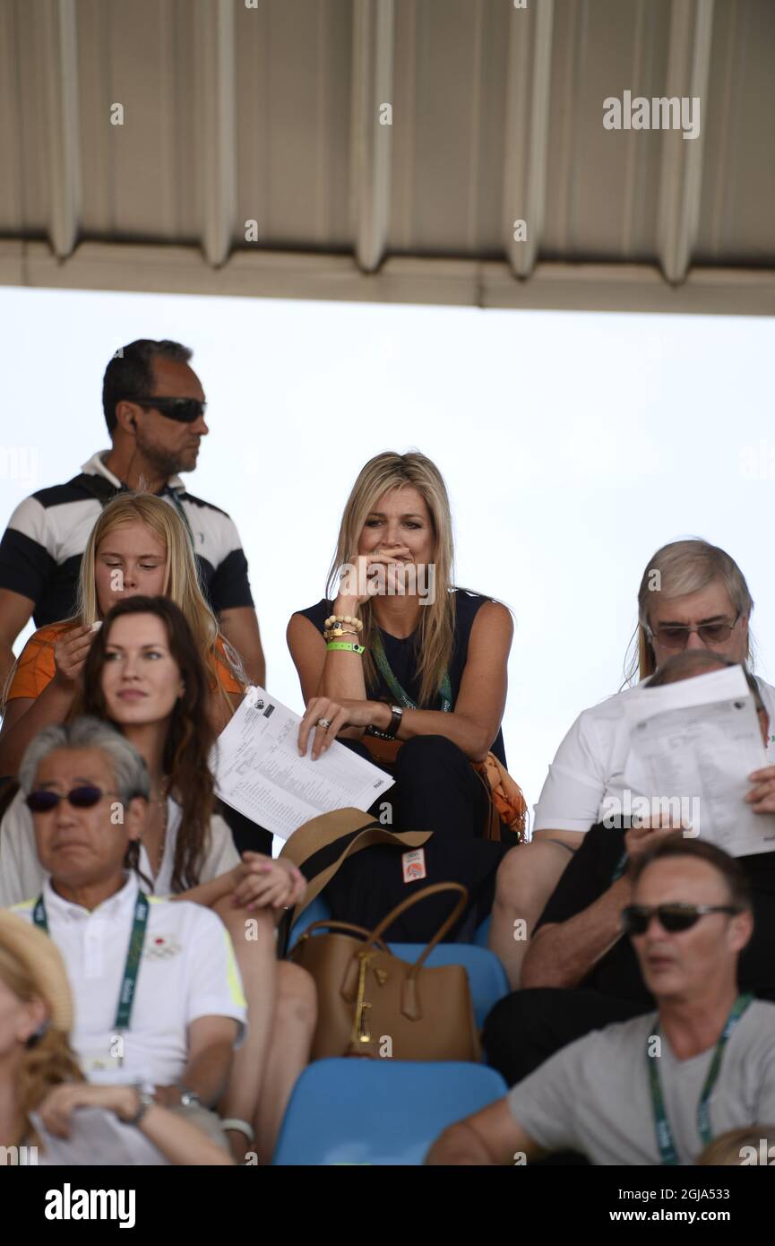RIO DE JANEIRO 20160816 Dutch King Willem-Alexander Dutch Queen Maxima ...