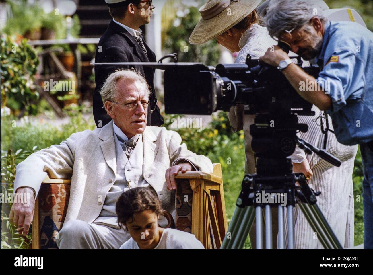 STOCKHOLM 19900813 Max von Sydow vid inspelning av lÃƒÂ¥ngfilmen Den ...
