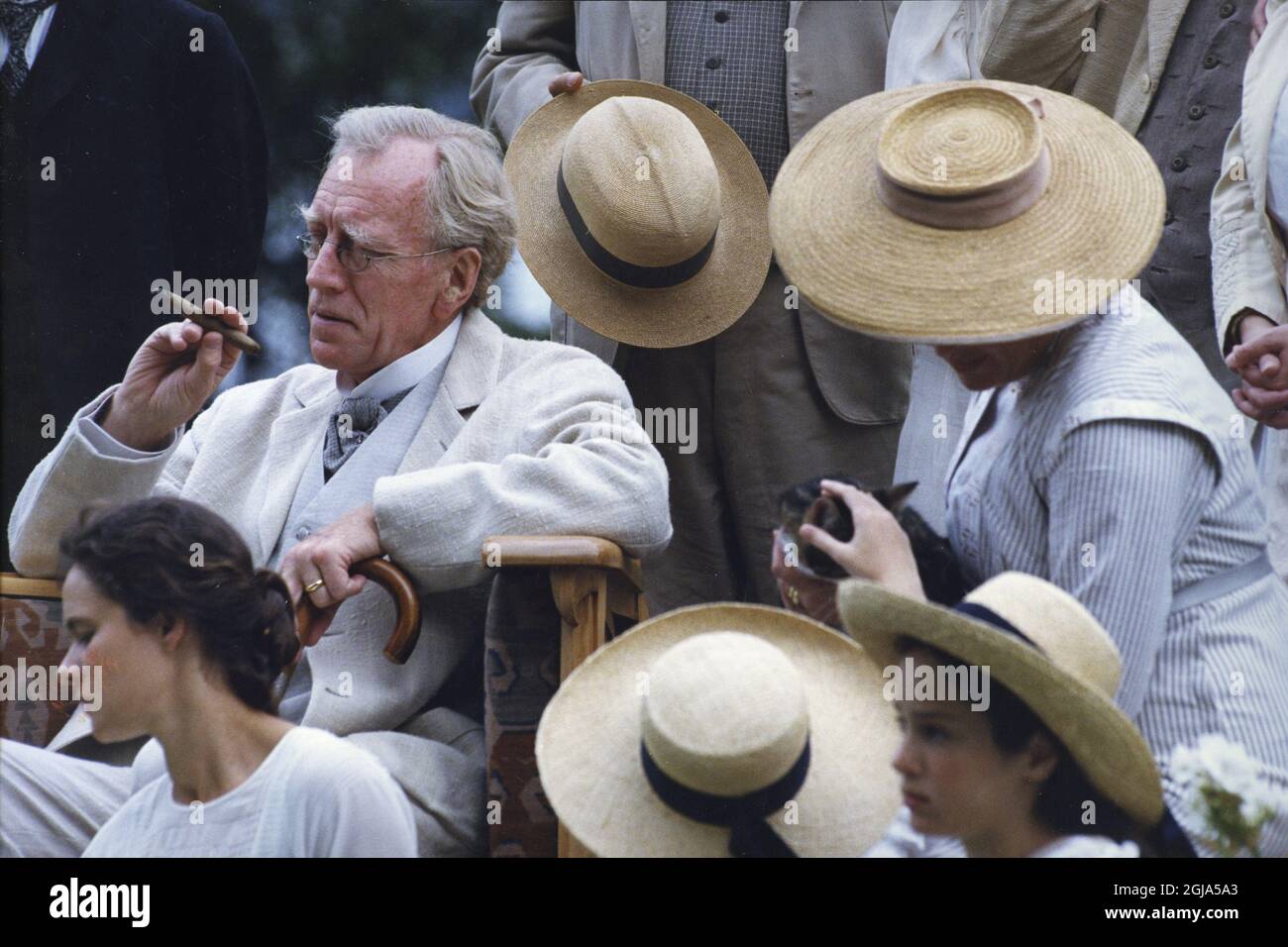 STOCKHOLM 19900813 Max von Sydow vid inspelning av lÃƒÂ¥ngfilmen Den ...