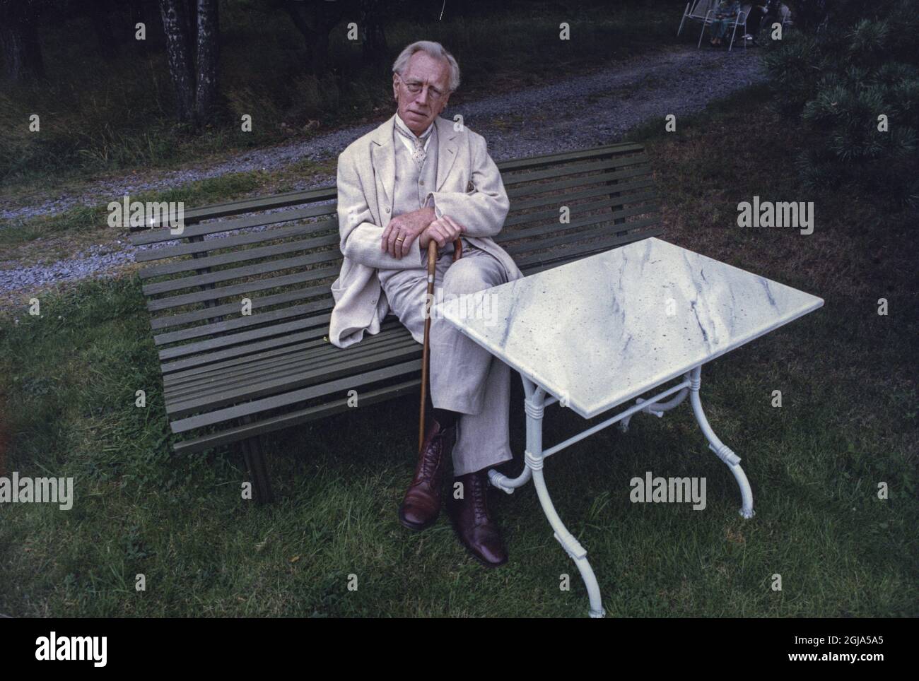 STOCKHOLM 19900813 Max von Sydow vid inspelning av lÃƒÂ¥ngfilmen Den ...