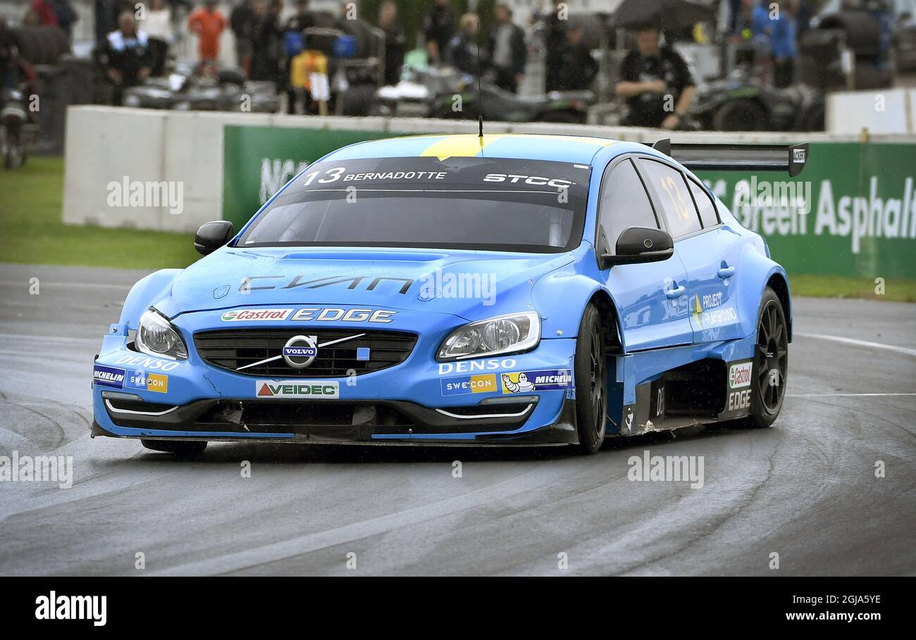 STOCKHOLM 20160903 Sweden's Prince Carl Philip Bernadotte drives his ...