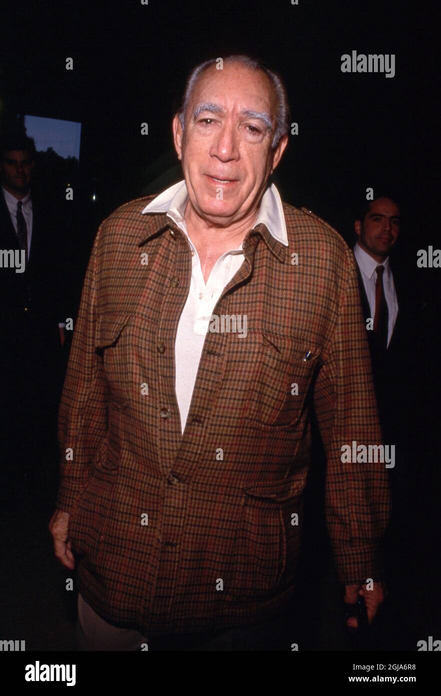 Anthony Quinn January 1991 Credit: Ralph Dominguez/MediaPunch Stock ...