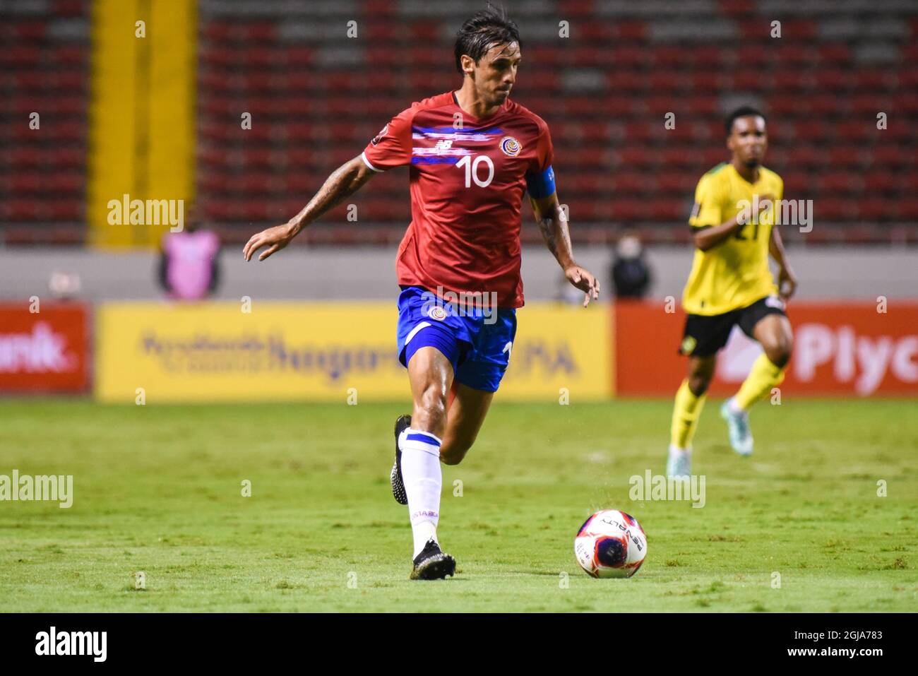 SAN JOSE, Costa Rica: Bryan Ruiz of Costa Rica during the 1-1 draw game ...