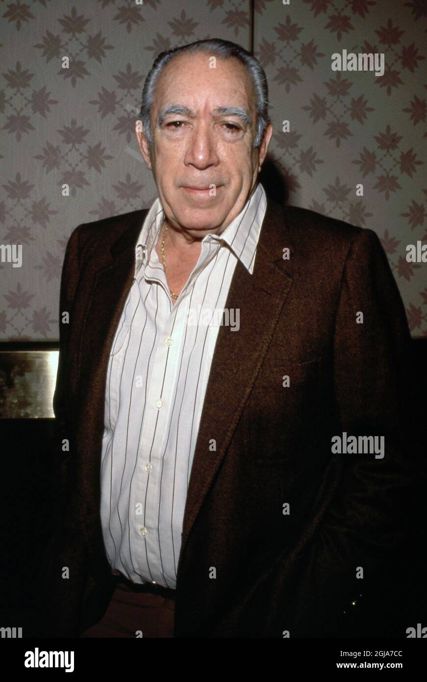 Anthony Quinn Circa 1980's Credit: Ralph Dominguez/MediaPunch Stock ...