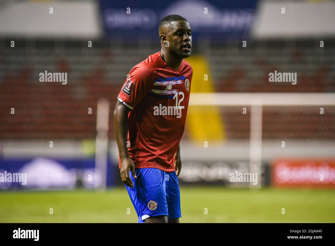 SAN JOSE, Costa Rica: Joel Campbell of Costa Rica during the 1-1 draw ...