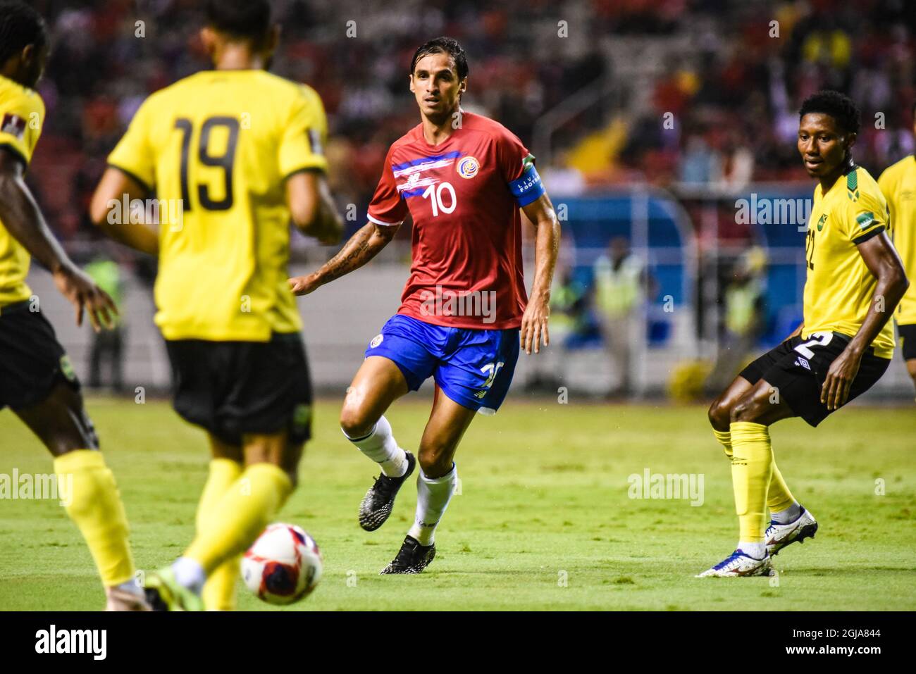 SAN JOSE, Costa Rica: Bryan Ruiz of Costa Rica during the 1-1 draw game ...