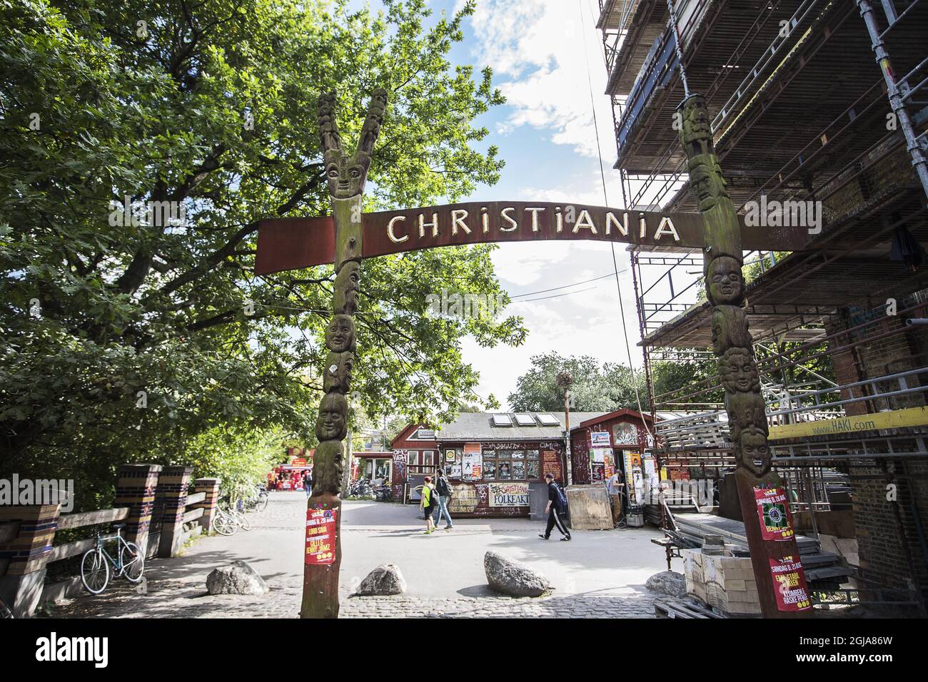 COPENHAGEN 2016-09-01 Christiania, also known as Freetown Christiania ...